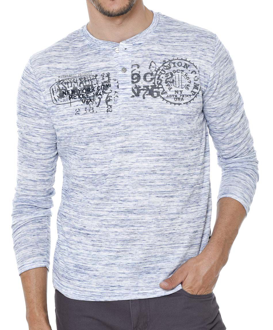 Polera estampada - TRICOT