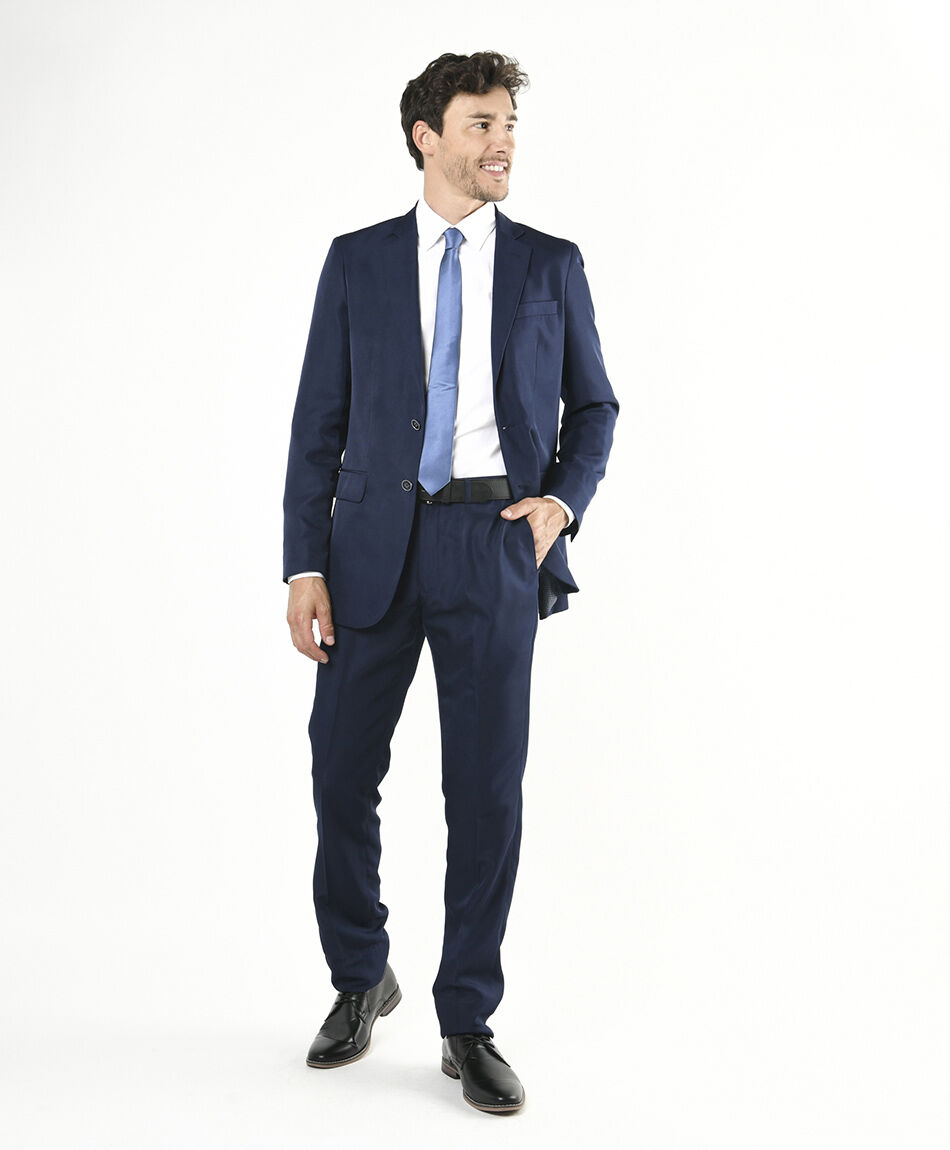 Traje de vestir hombre color azul - TRICOT